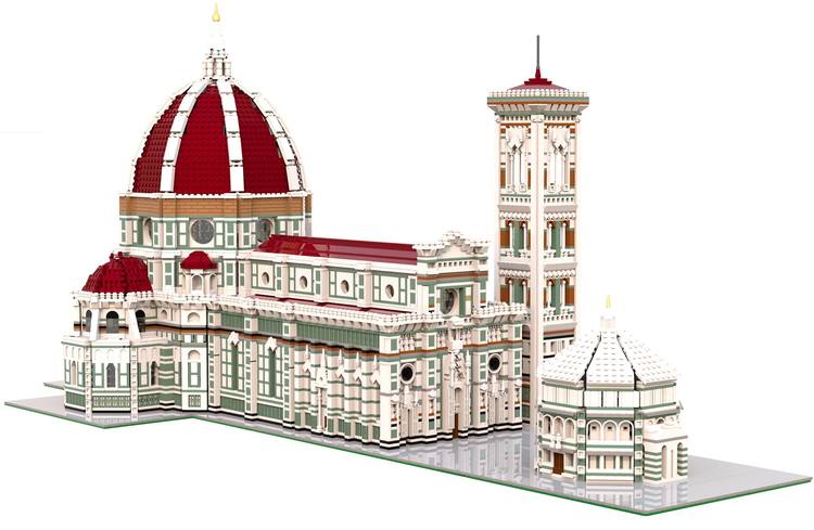 El Duomo de Florencia se convierte en una obra de Lego que puede ...