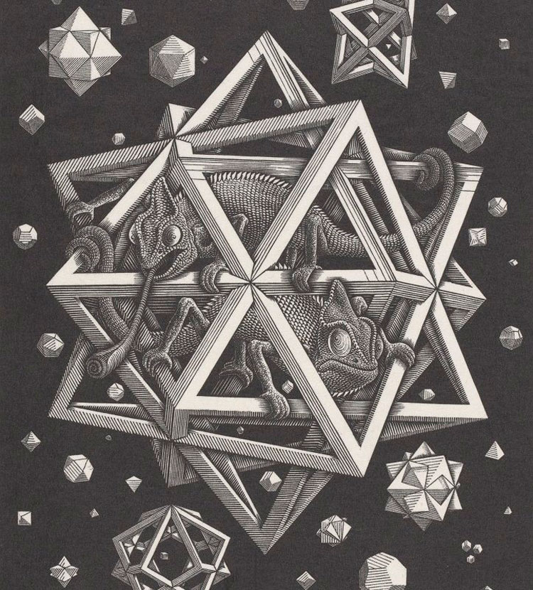 Escher at the Blue Palace in Pisa