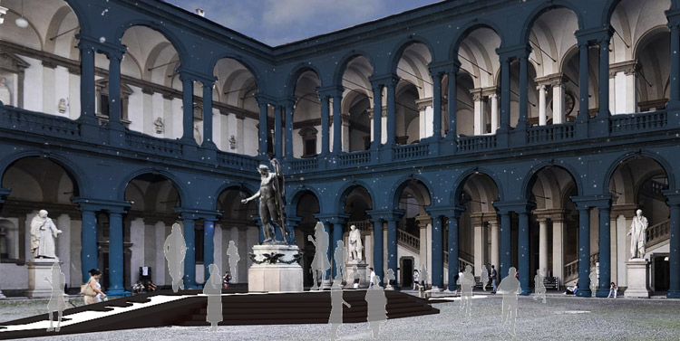 Brera Art Gallery: the grand ball of summer arrives.