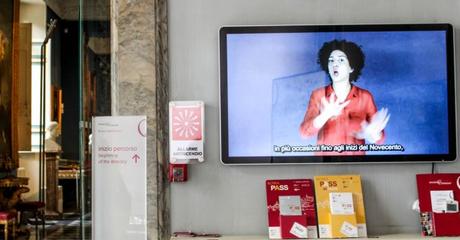 Art welcomes you: sign language videos arrive in Rome's museums