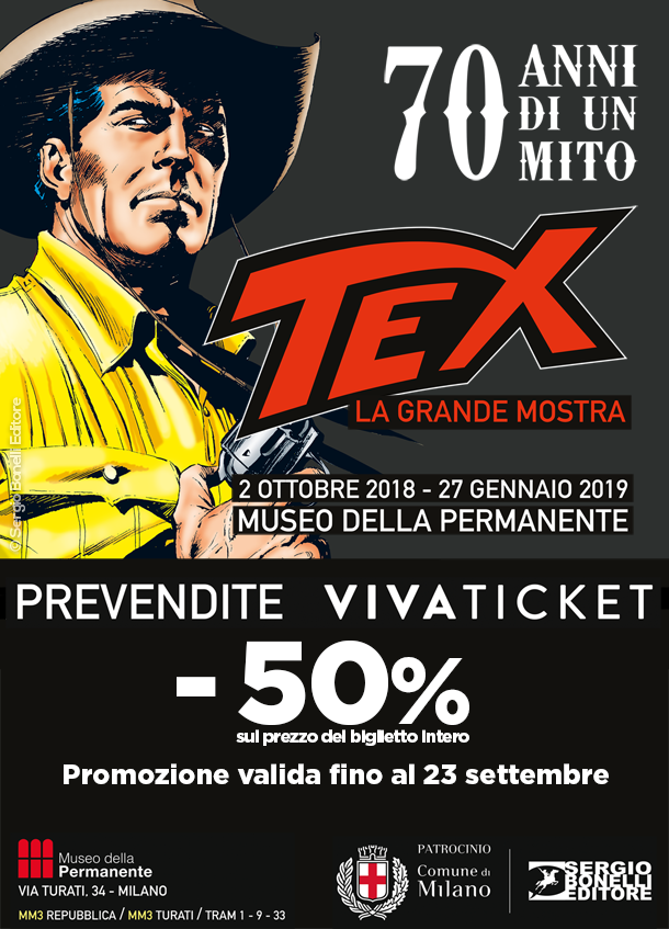 I 70 anni di Tex Willer, il Museo della Permanente di Milano gli dedica ...