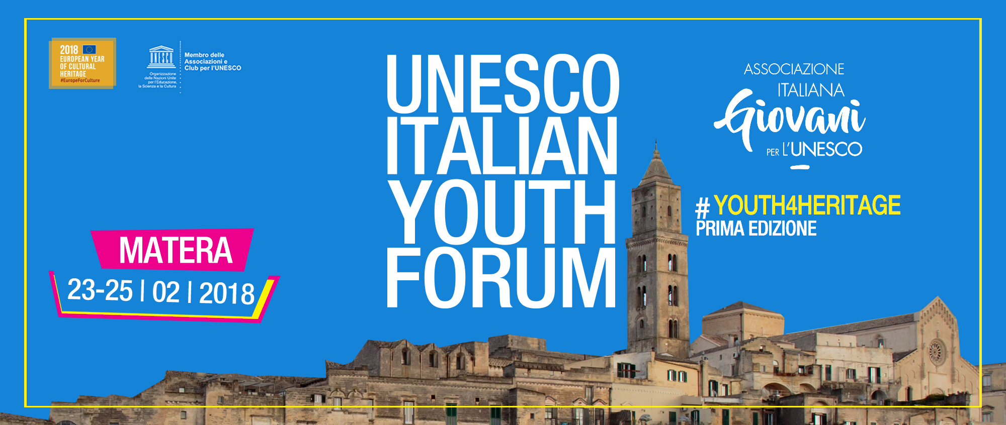 Matera hosts the first UNESCO youth forum, Feb. 23-25. Here's how to ...