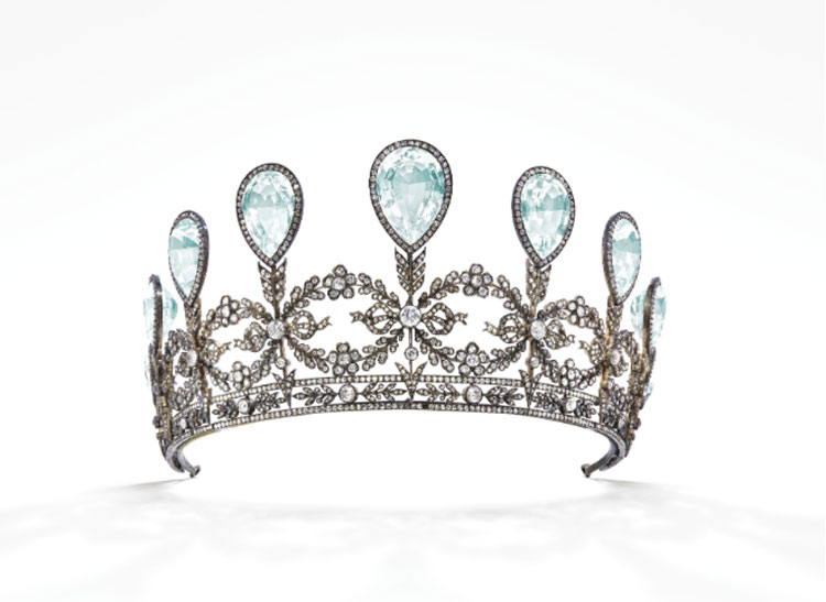 A royal tiara made by Fabergé for Princess Alexandra of Hanover will go ...