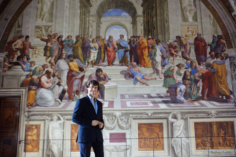 On RaiPlay Alberto Angela narrates Raphael