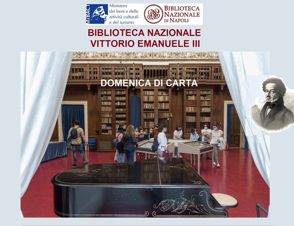Special opening of the National Library of Naples. Protagonists Dante ...