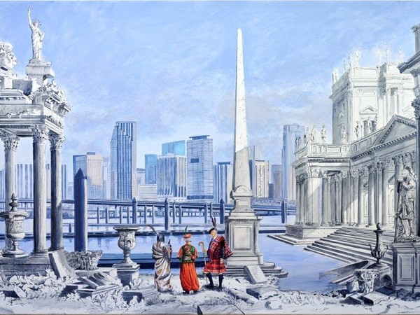 Spanish artist Ignacio Goitia is on display with his universe at Rome's ...