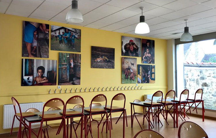 School classrooms host shots by famous photographers. International ...