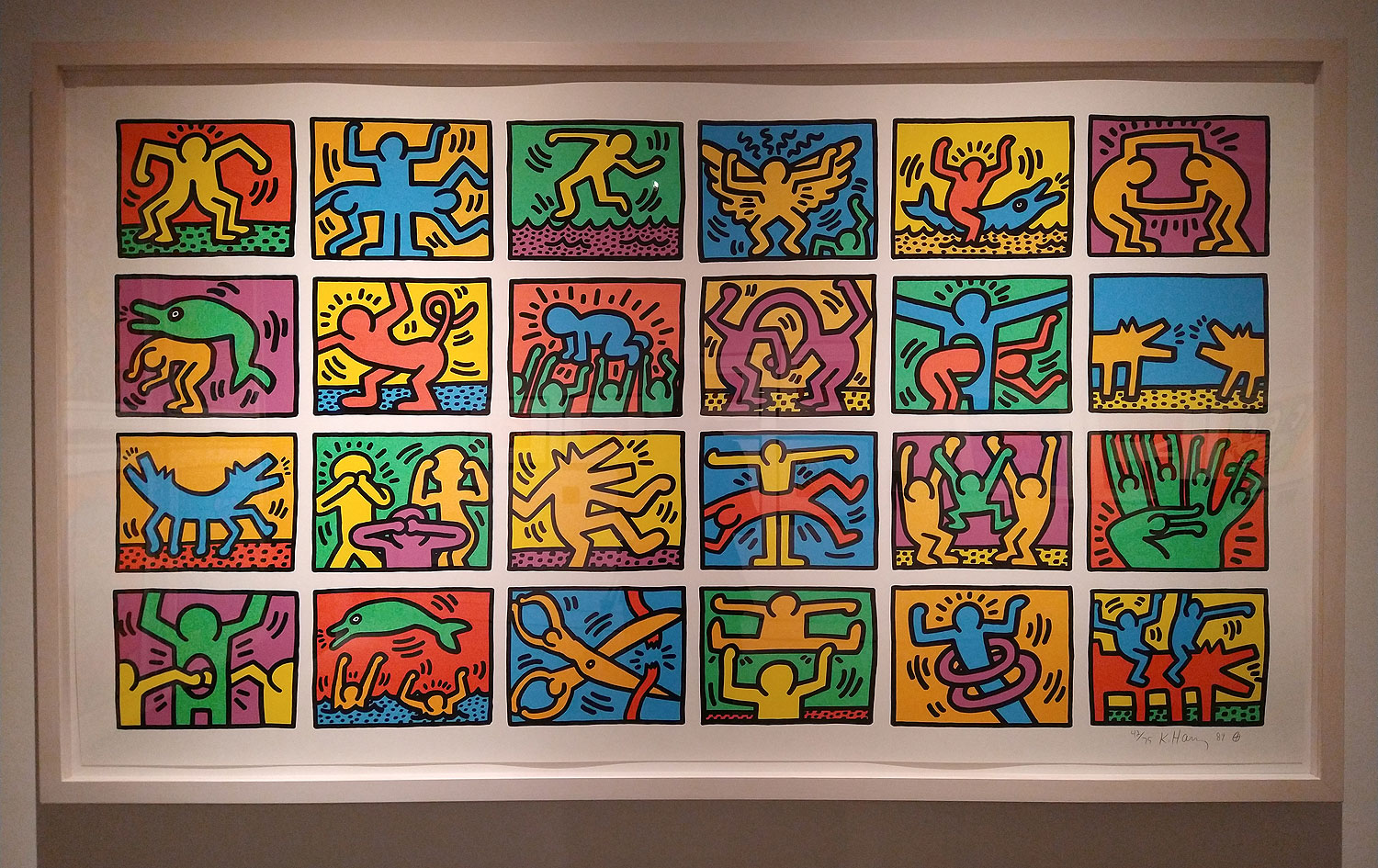 Major Keith Haring exhibition in Pisa, featuring 170 works from the ...