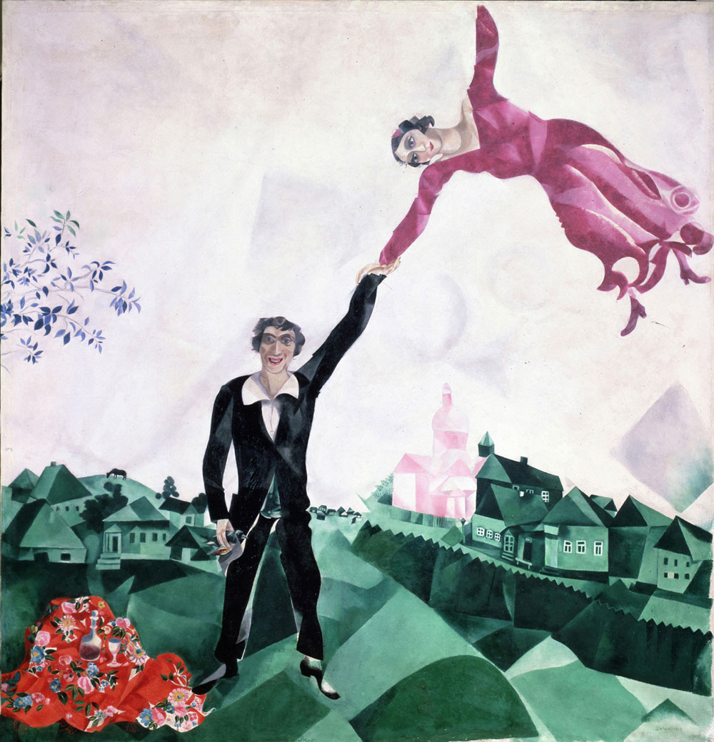 La storia d'amore tra Chagall e Bella raccontata in uno spettacolo online