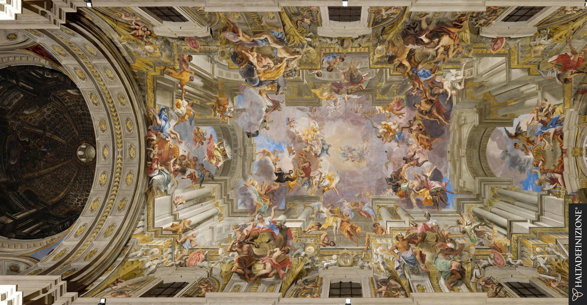 Digitalizzata la Gloria di sant'Ignazio, lo spettacolare capolavoro di ...