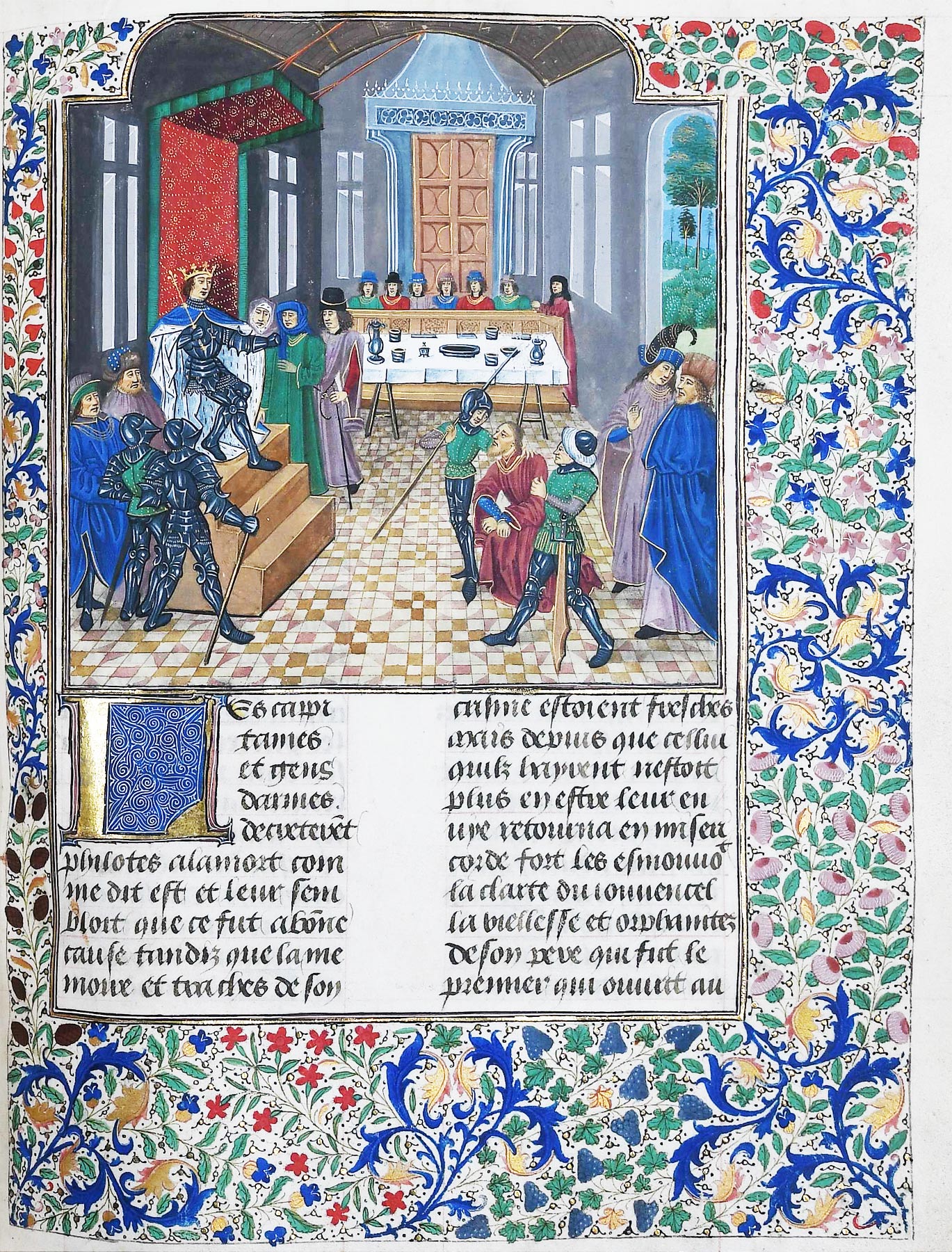 The manuscript of the Historiae Alexandri Magni: the dream of the court ...