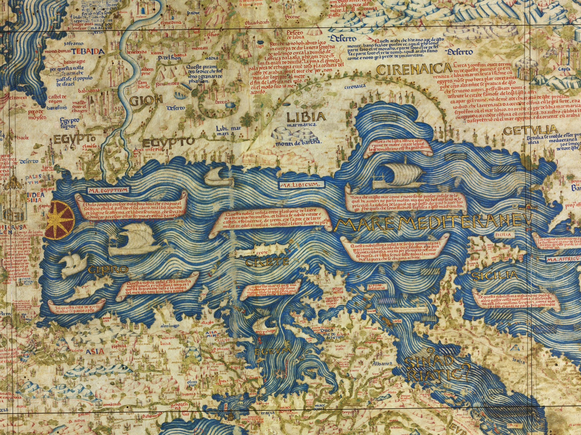 Il Mappamondo di Fra Mauro, un monumento della cartografia del tardo ...