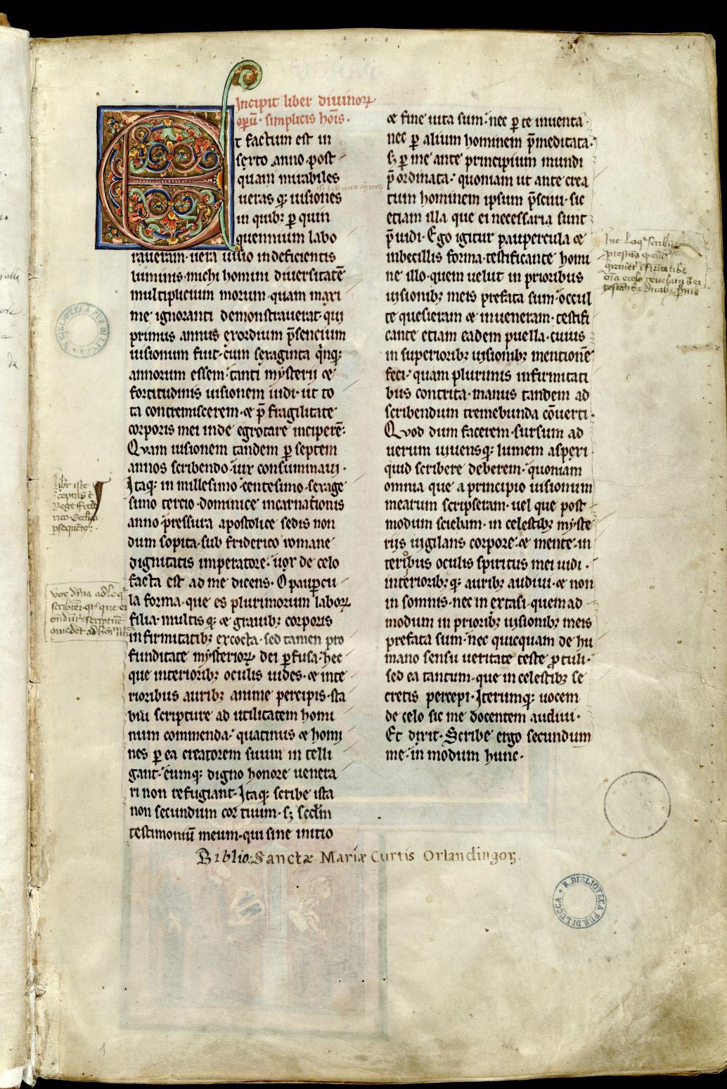 The Liber Divinorum Operum: in Lucca the only illustrated codex of the ...