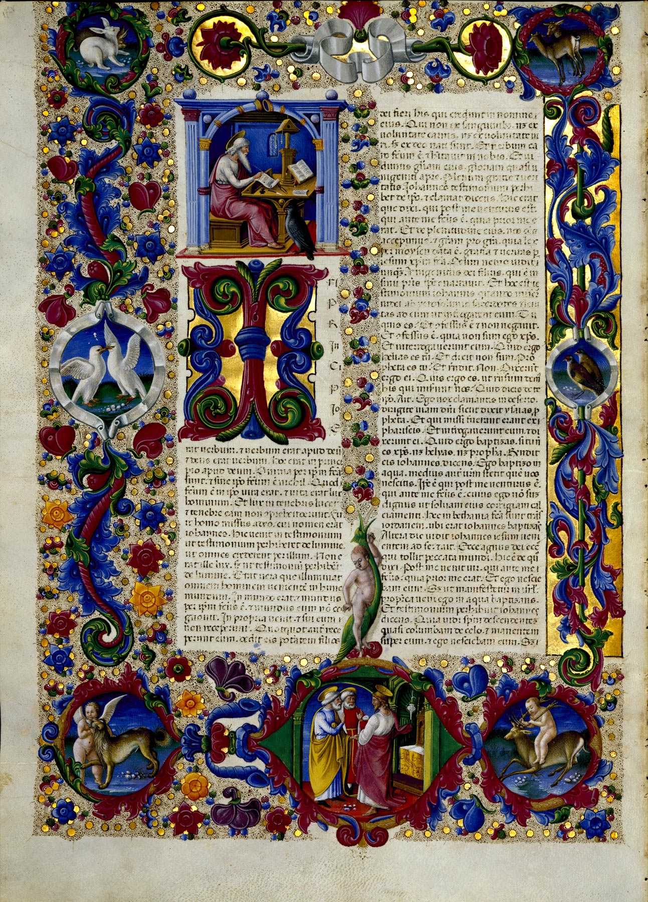 The Bible of Borso d'Este, the illuminated codex symbolizing the ...