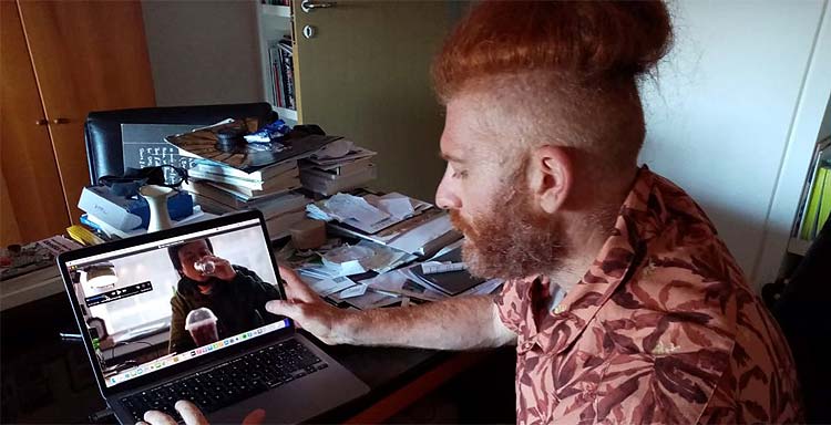 Sergio Racanati, only Italian at Documenta, speaks. With my works I ...