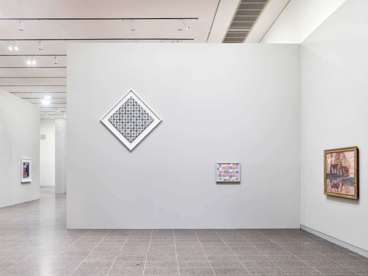 Mondrian-Evolution: on display the evolution of Piet Mondrian's ...