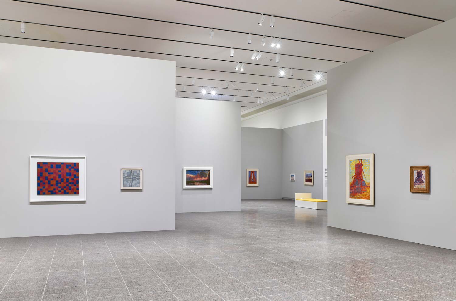 Mondrian-Evolution: on display the evolution of Piet Mondrian's ...