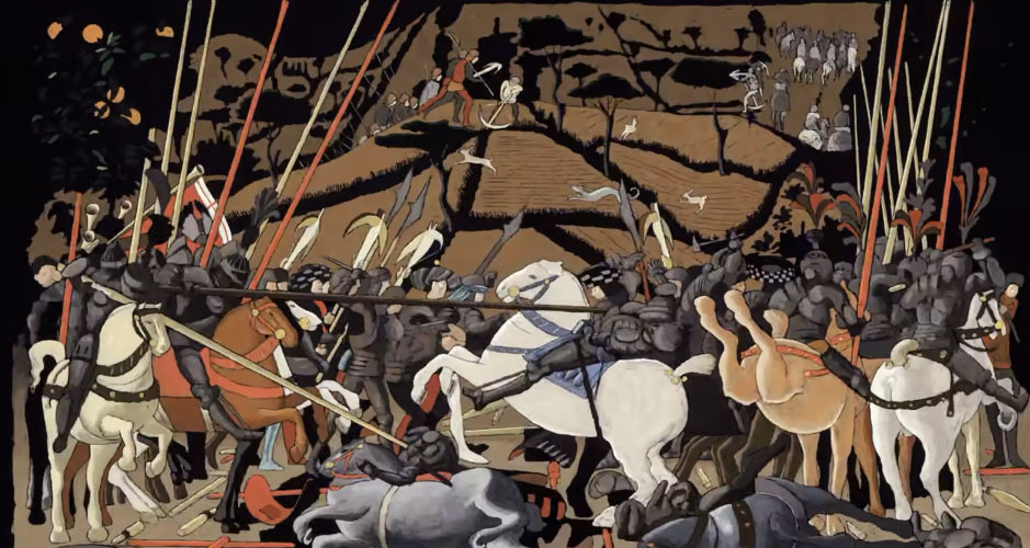 Uccello Battle Paintings Battle Of San Romano By Paolo Uccello As An