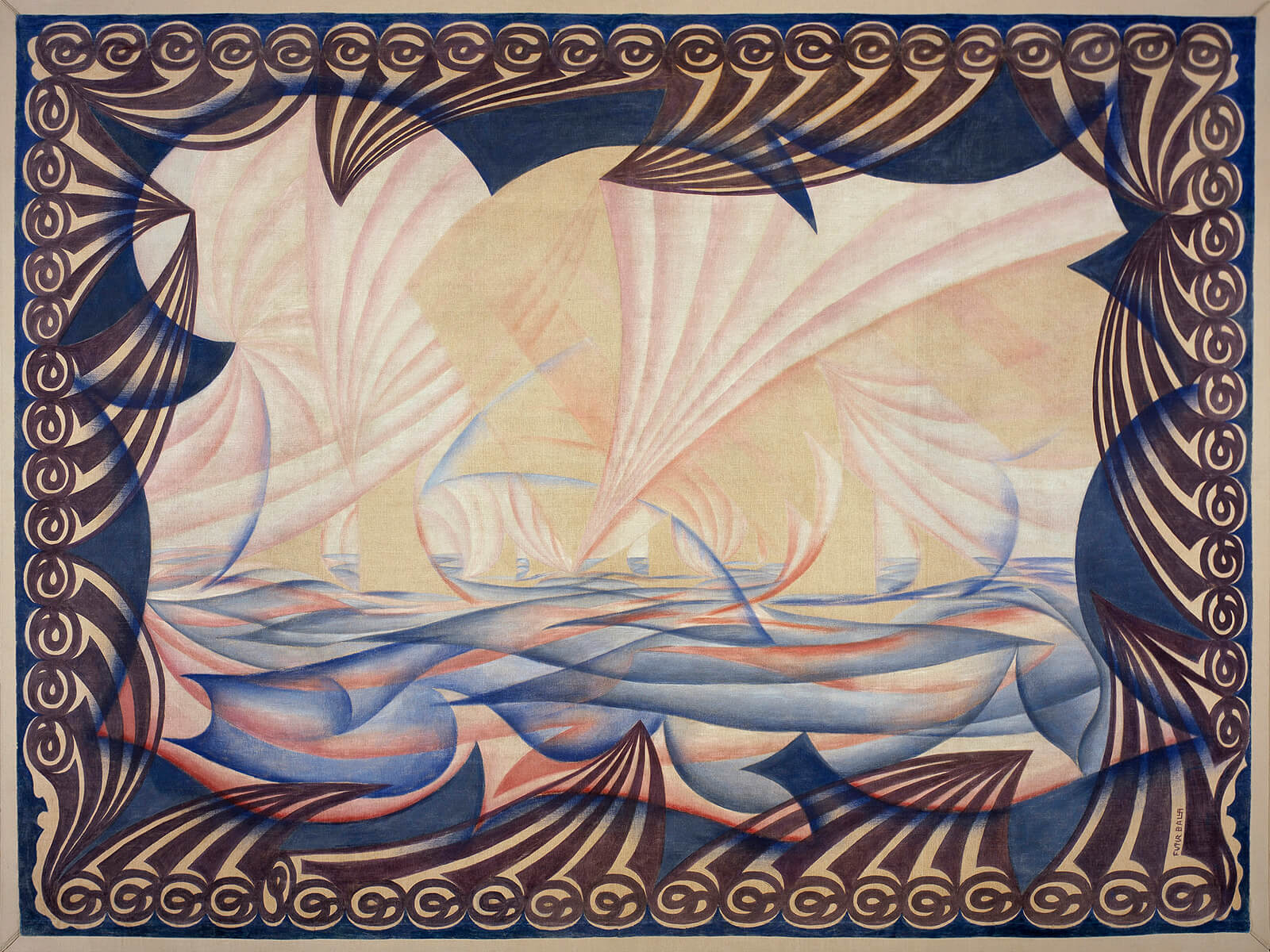 Milan, the collection of works by Giacomo Balla on display at the Bank ...