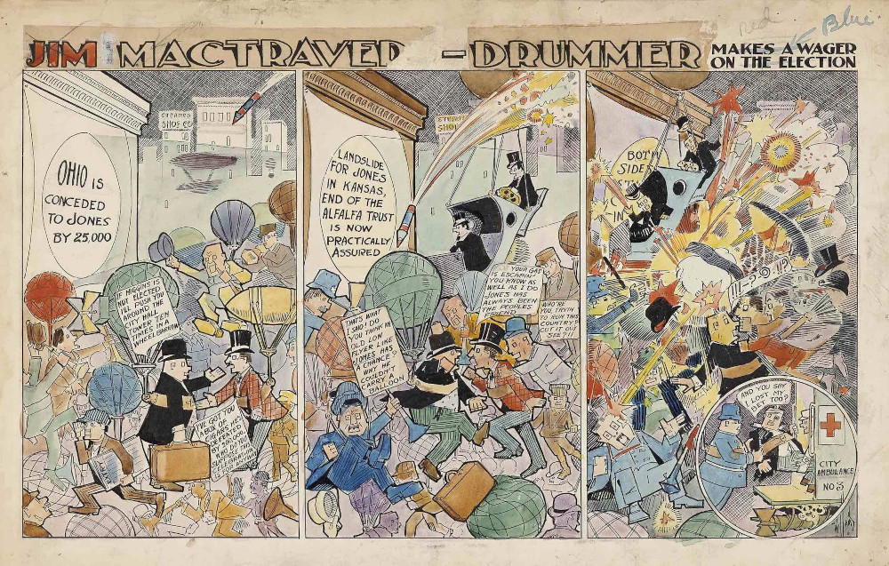 A traveling exhibition tells the story of comics from the early North ...