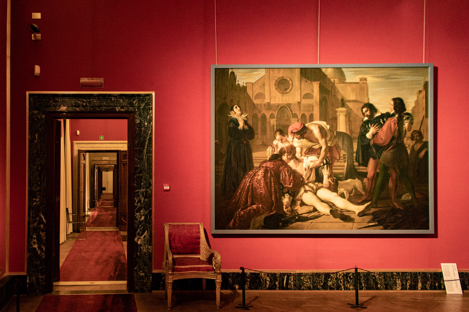 Mostra su Giuseppe Pezzuoli a Firenze, Palazzo Pitti