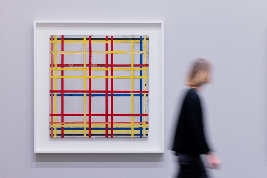 For more than 75 years, a work by Mondrian has been displayed upside down