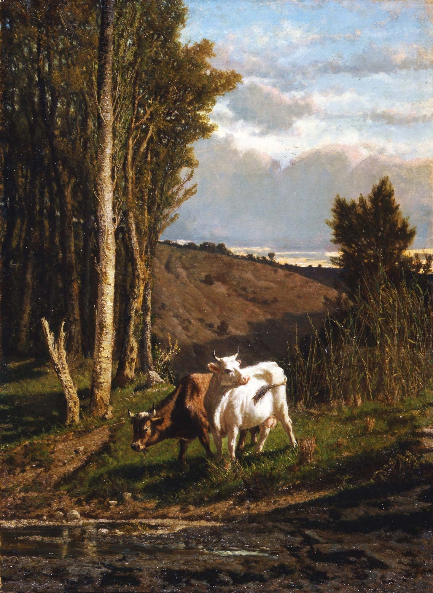 Serafino De Tivoli's pasture: more than a painting, a piece of the real ...