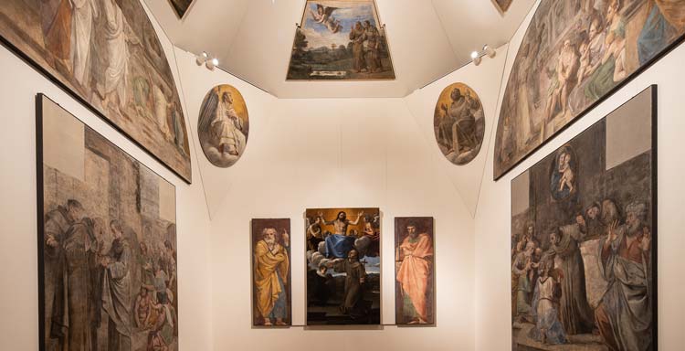 The reconstruction of the Herrera Chapel: Annibale Carracci is given ...
