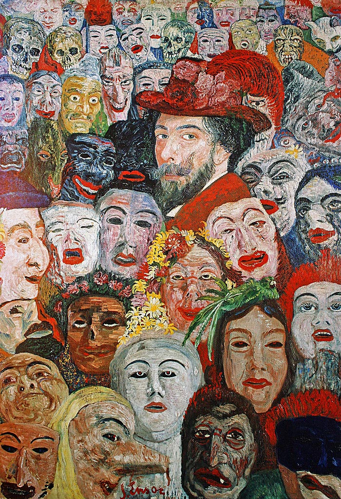 The intrigue of James Ensor. And the meaning of his masks