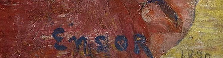 L'intrigue de James Ensor. Et la signification de ses masques