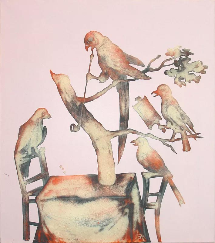 Nicola Bolla's painting, from Pigment Paintings to LP paintings