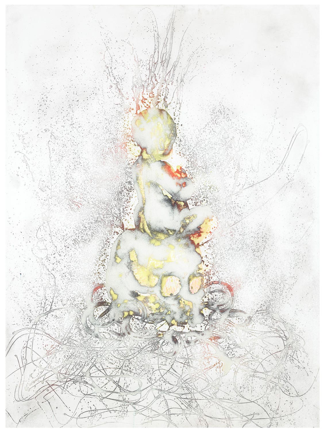 Nicola Bolla's painting, from Pigment Paintings to LP paintings