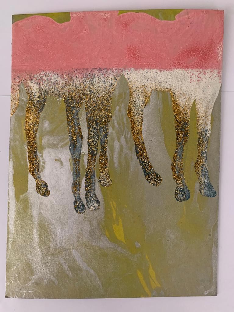 Nicola Bolla's painting, from Pigment Paintings to LP paintings