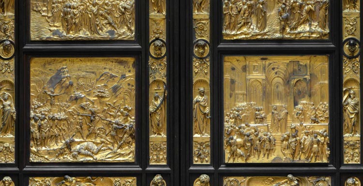 The doors of the Baptistery of Florence, Lorenzo Ghiberti's masterpiece