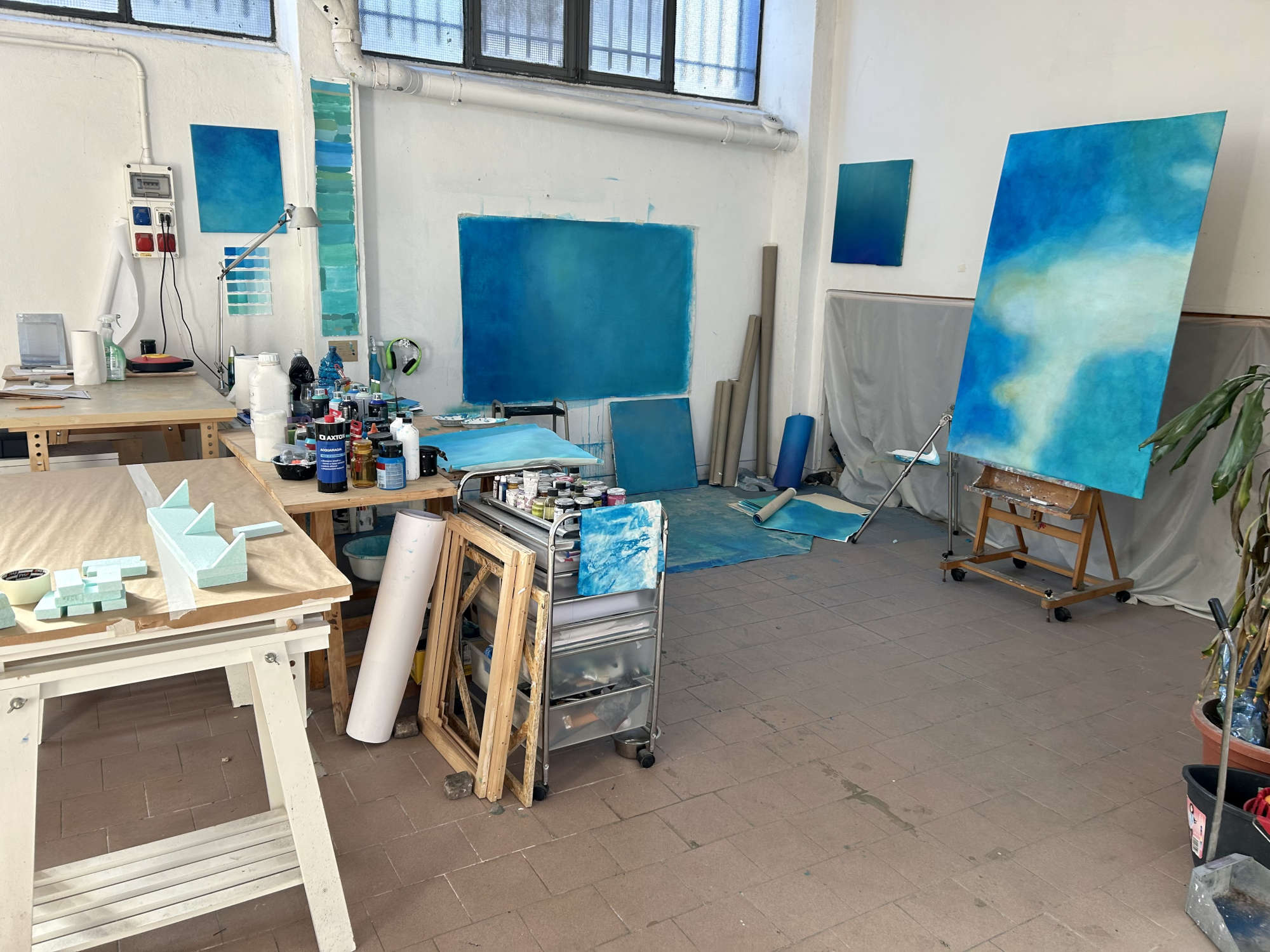 Elisa Nepote's investigation of blue.