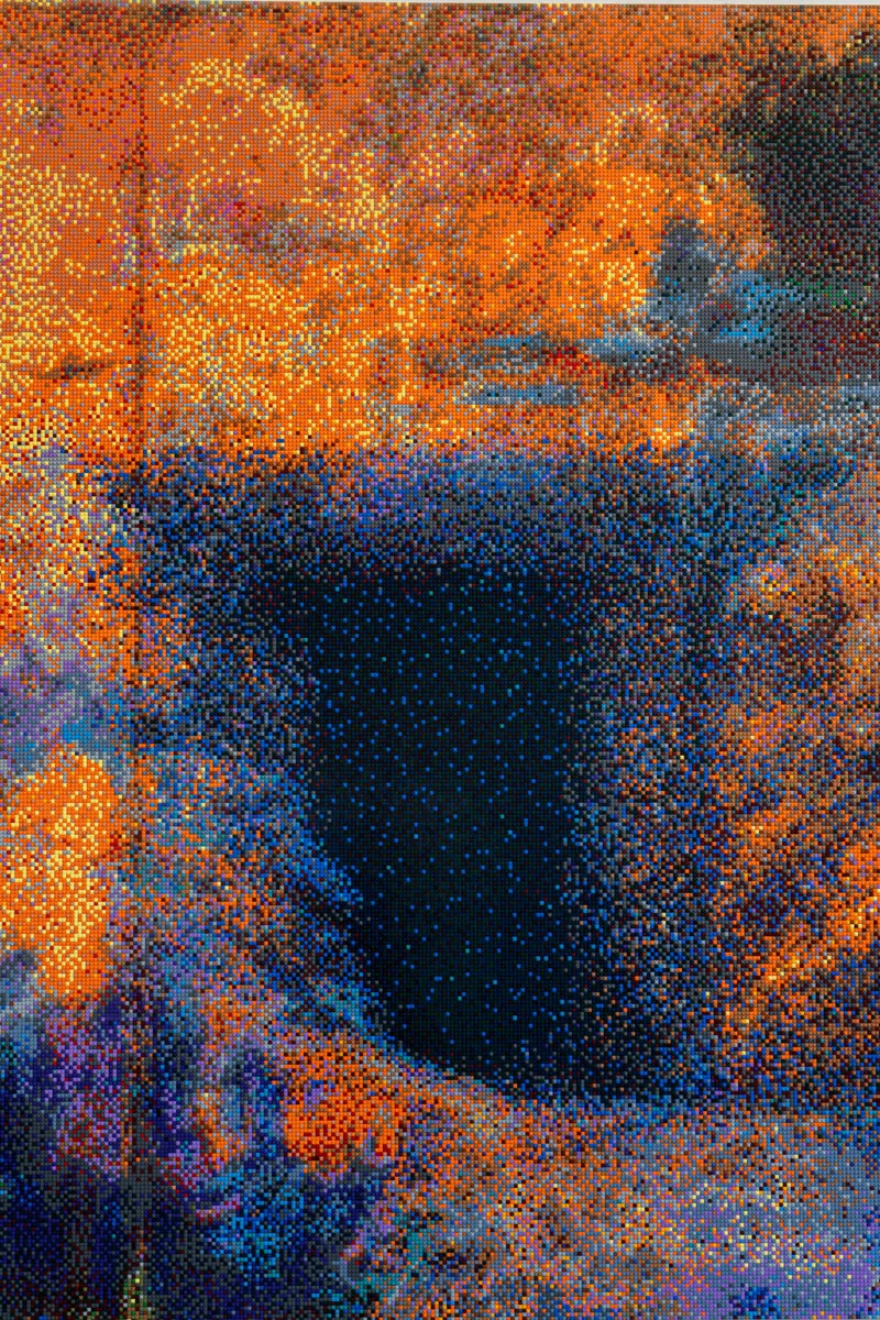 Ai Weiwei recreates Monet's Water Lilies with Legos: a 15-meter work
