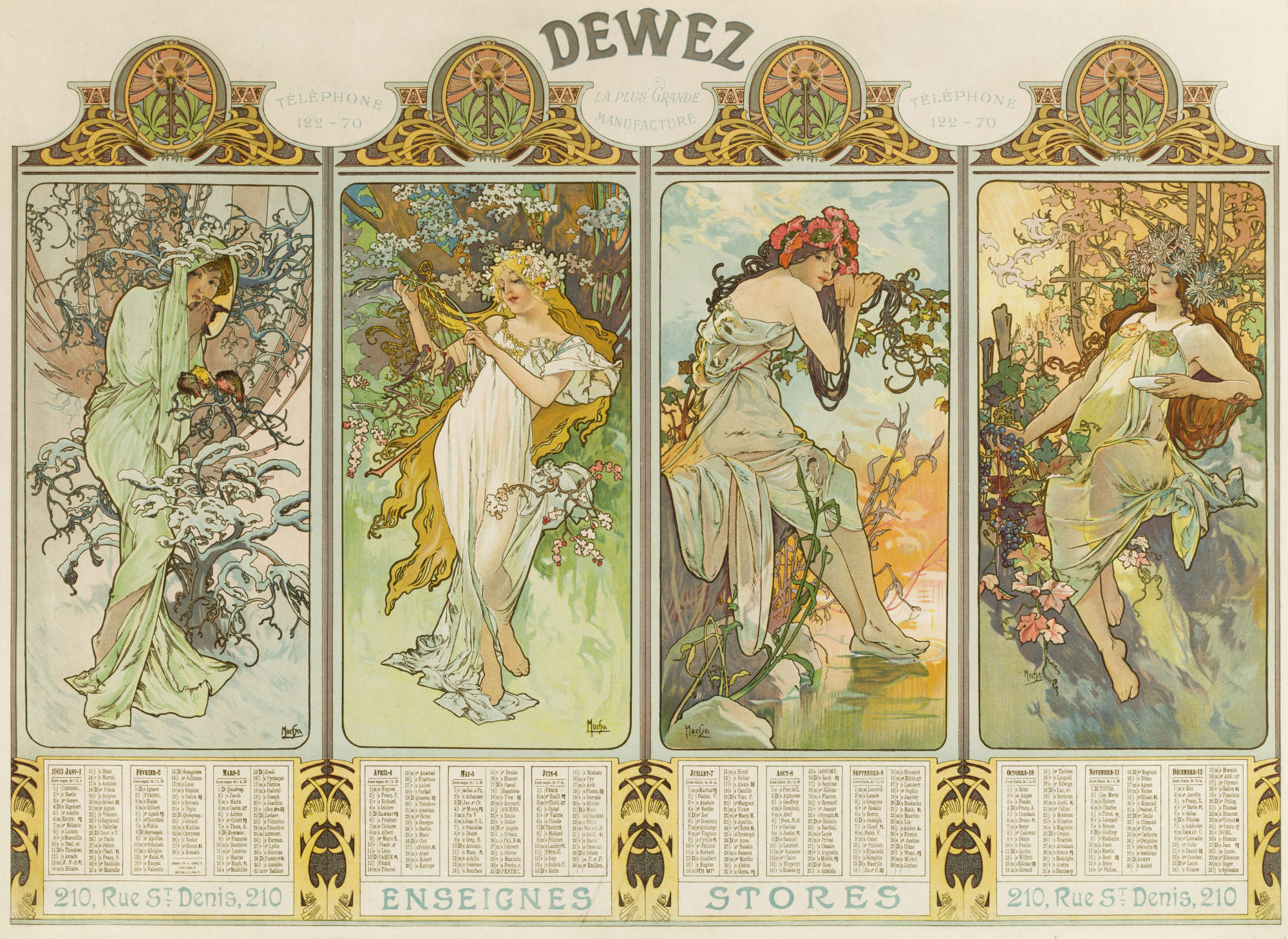In Florence, an immersion in Art Nouveau. Here's what the exhibition on Alphonse Mucha looks like