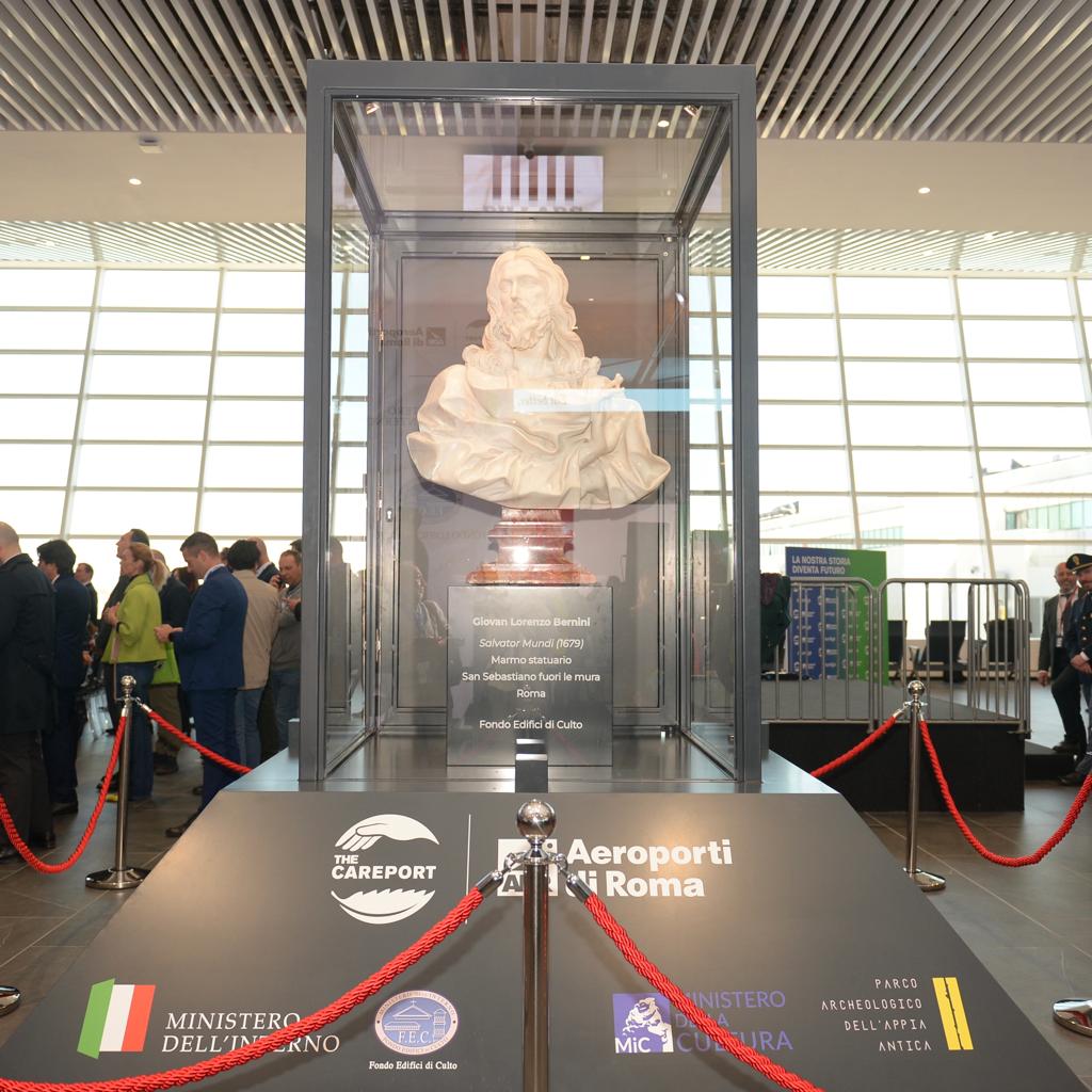 After Caravaggio at Vinitaly, Bernini at the airport: the Salvator ...