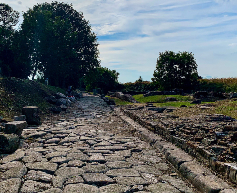 Aquileia, decumanus area of Aratria Galla accessible to the public