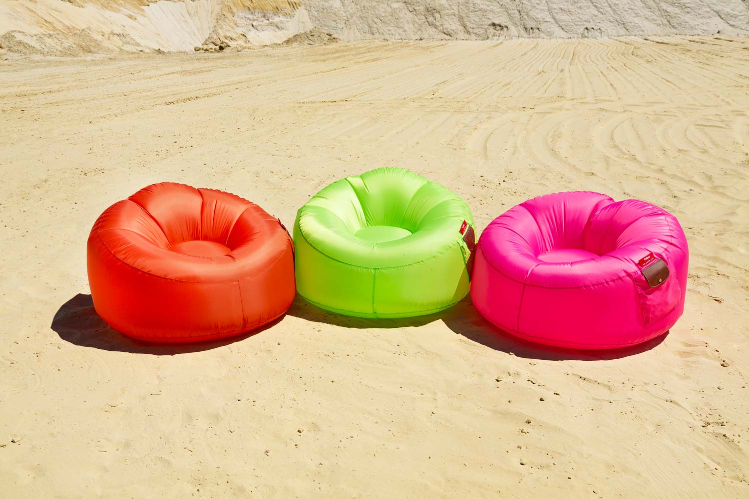 Longchamp and Fatboy collaborate to make a whimsical inflatable pouf ...