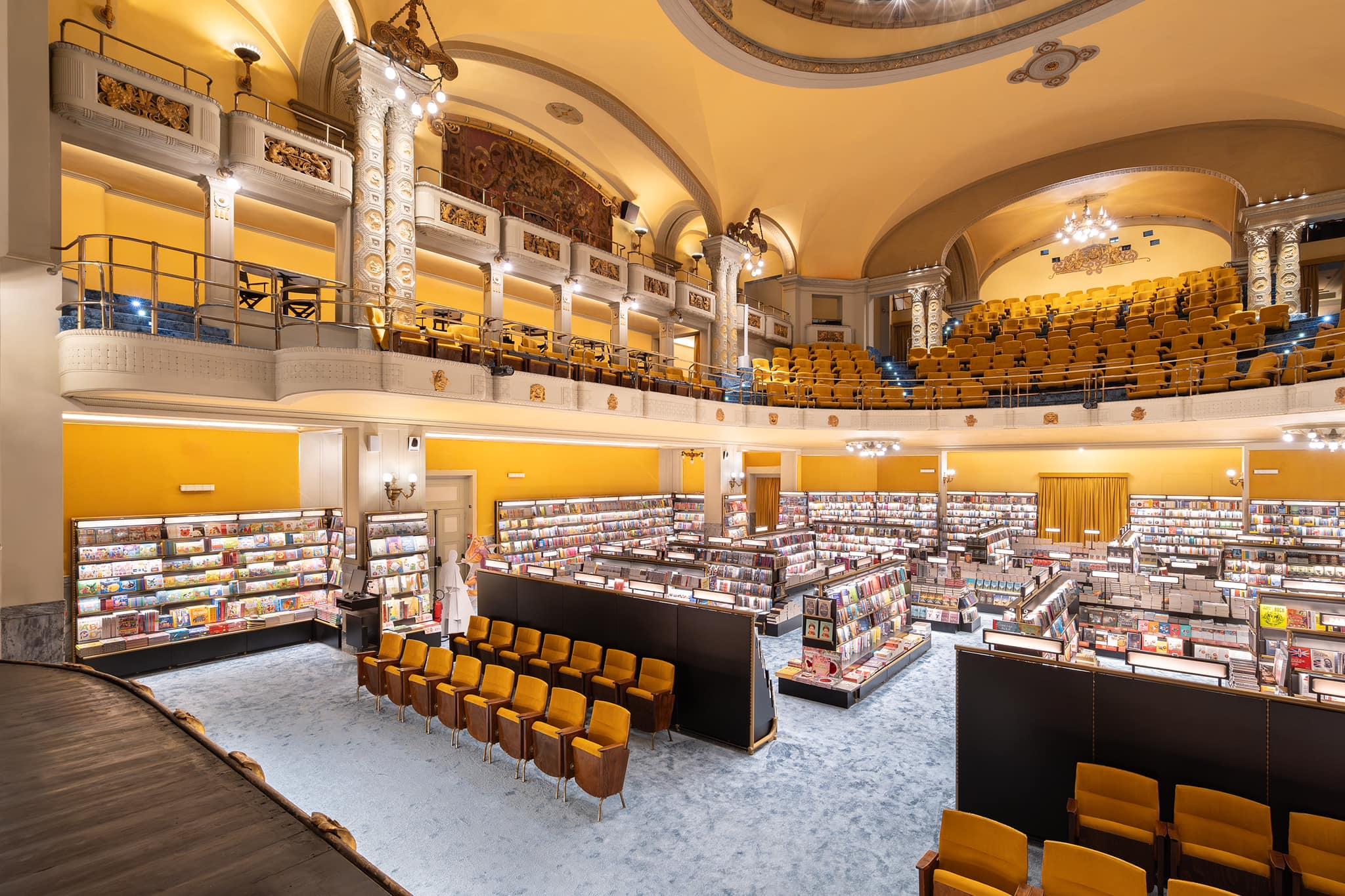 Florence, Giunti Odeon, a unique bookstore opened today