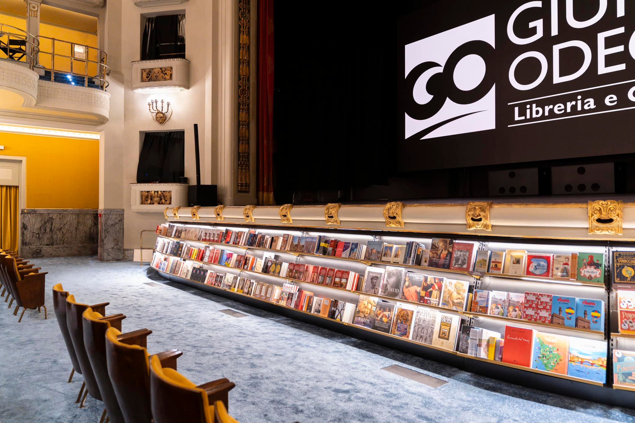 Florence, Giunti Odeon, a unique bookstore opened today