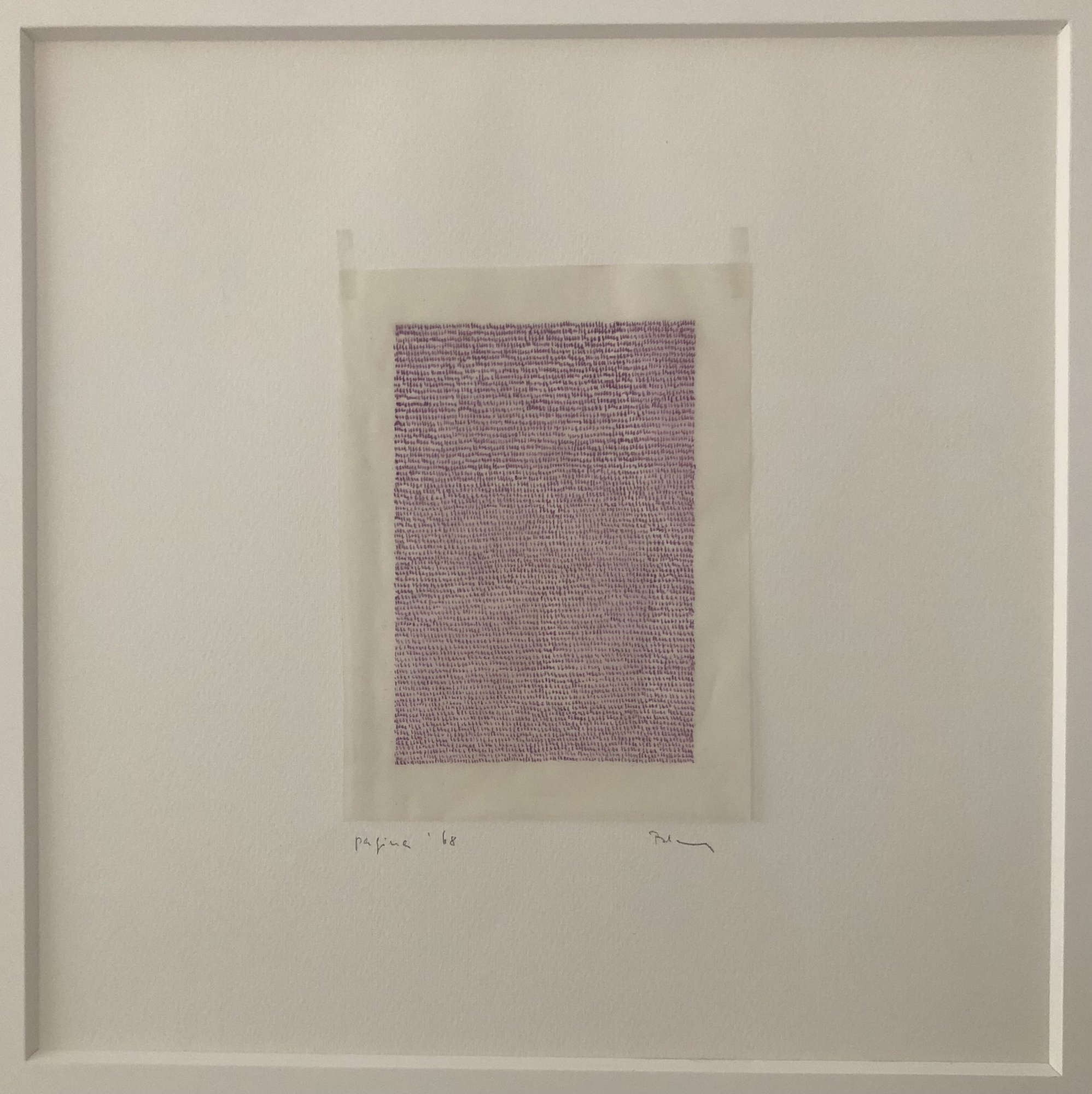 Between sign and silence, Irma Blank's art on display at Miradolo Castle