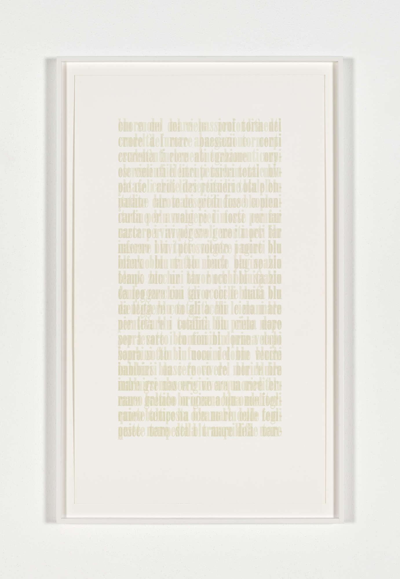 Between sign and silence, Irma Blank's art on display at Miradolo Castle