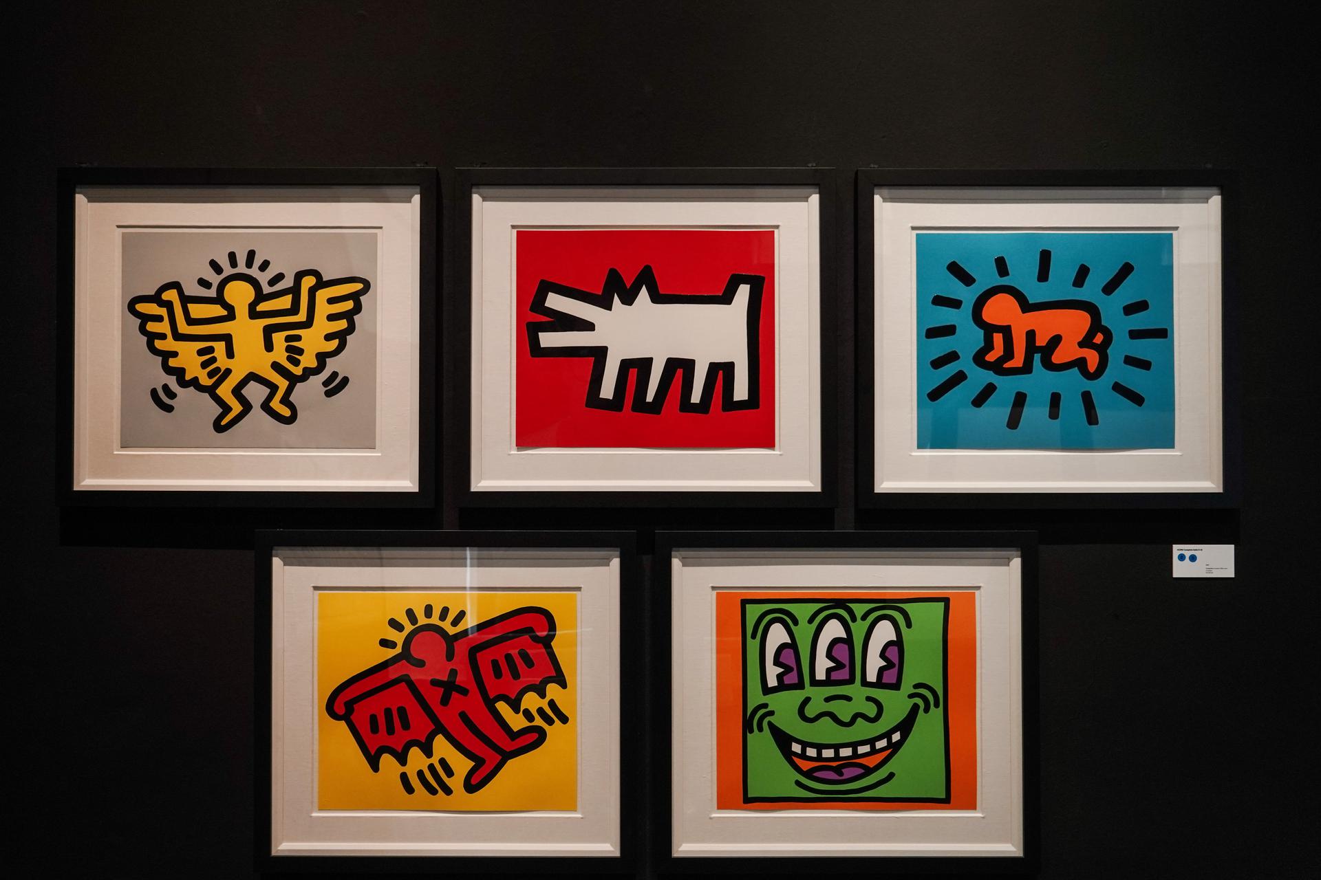 Keith Haring on display in Parma, at Palazzo Tarasconi: here's Radiant ...