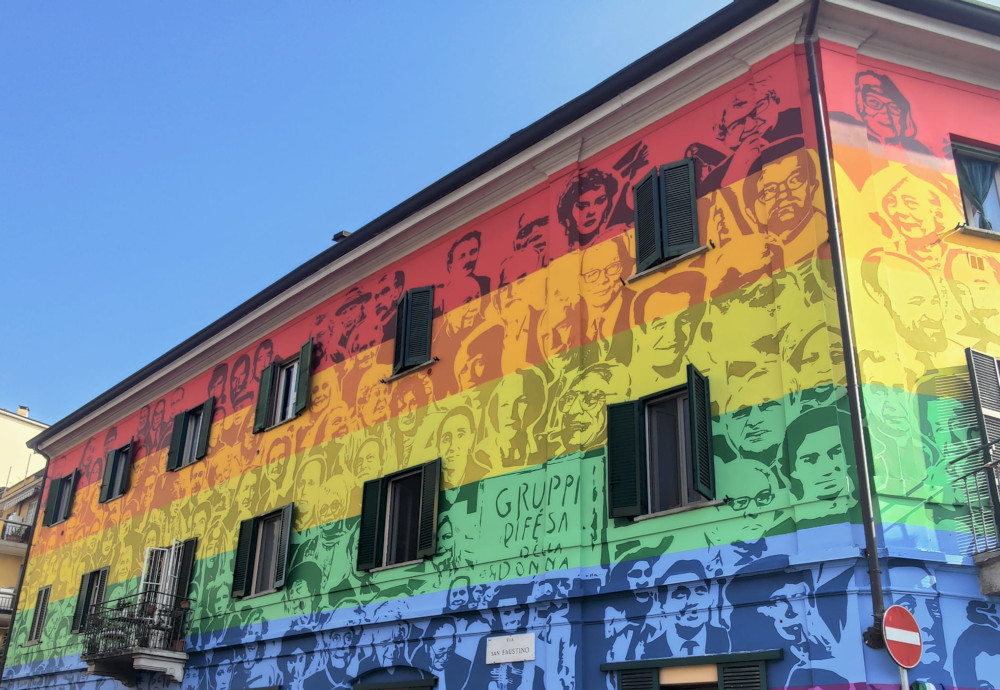 Mural of Rights unveiled in Milan: a tribute to 200 people who have ...