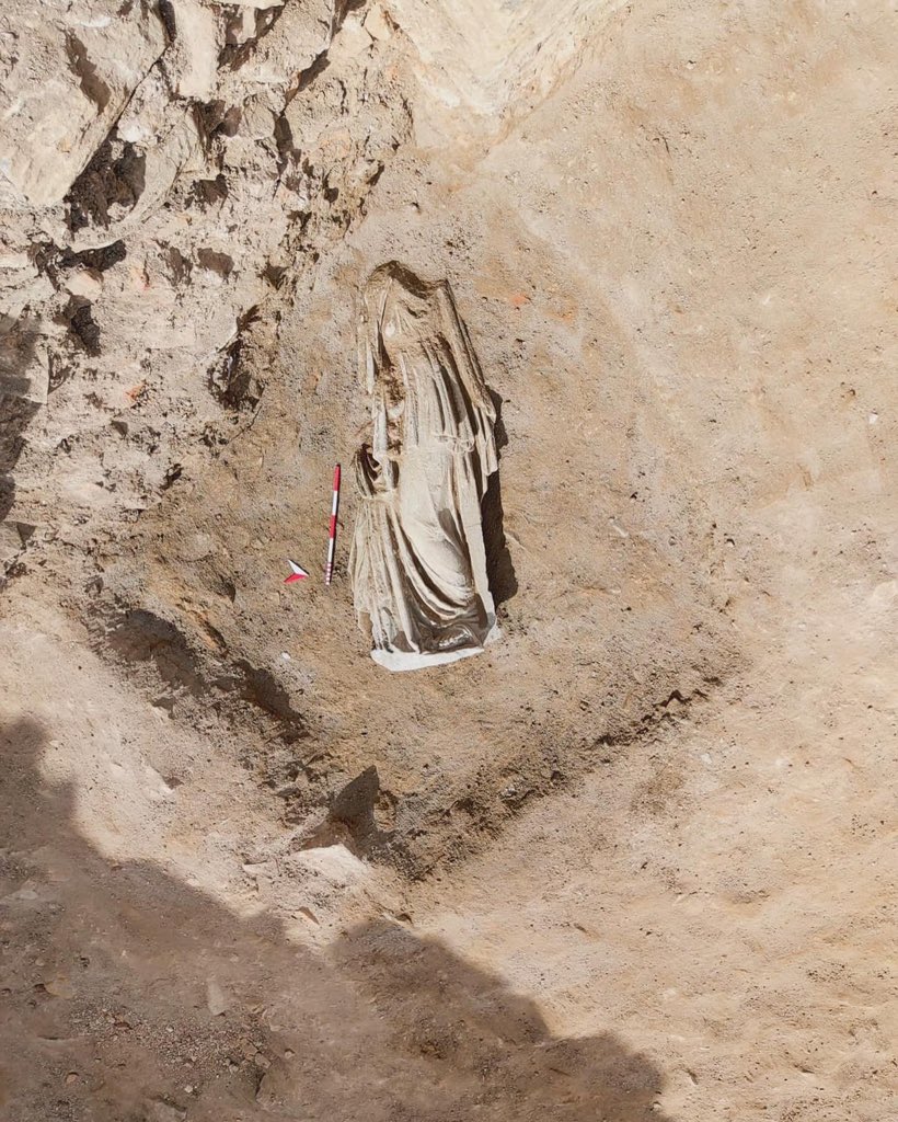 Turkey, important dancing muse statue discovered in Stratonicea