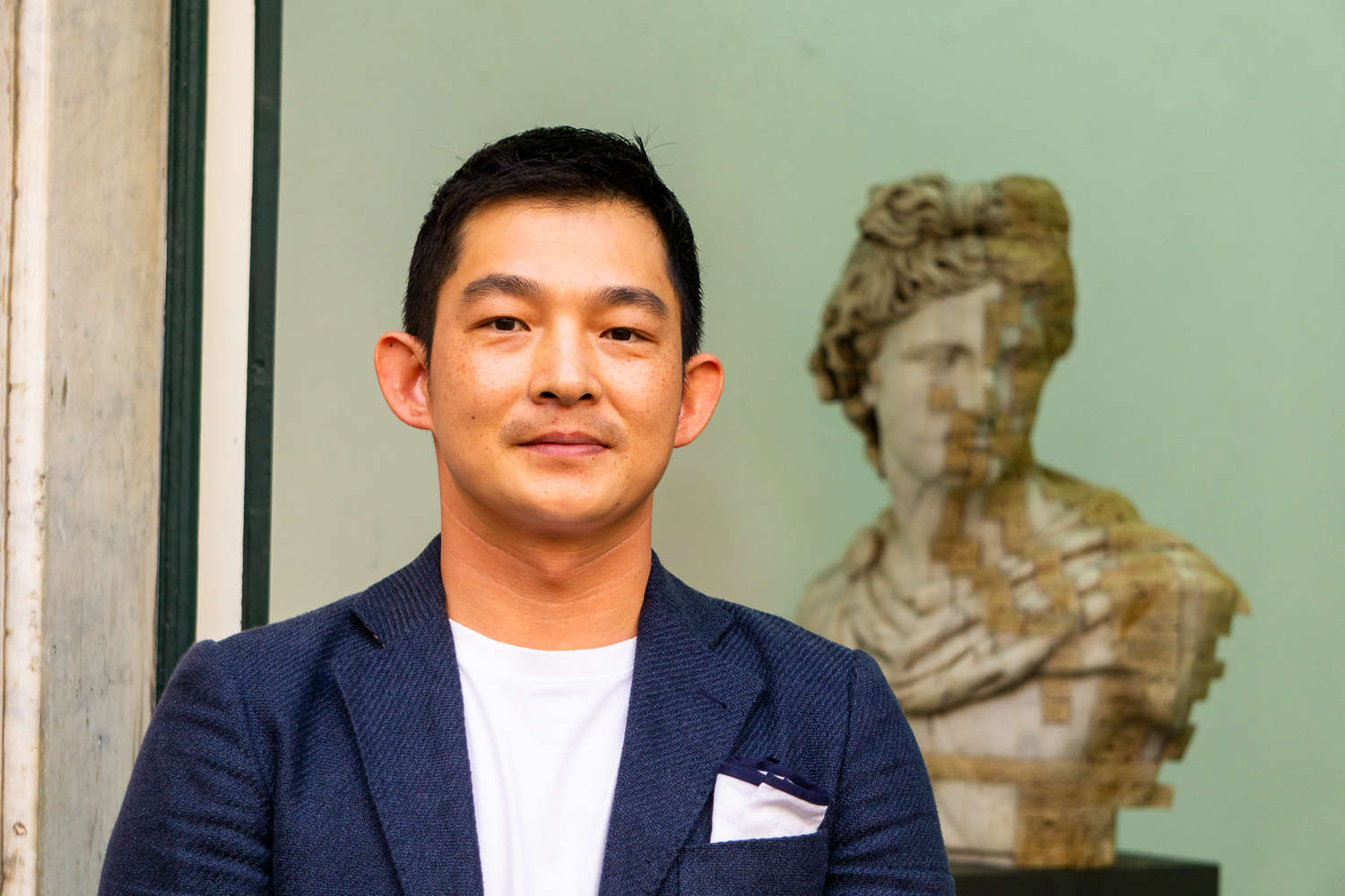 South Korean Park Seungwan's contaminations on display in Carrara