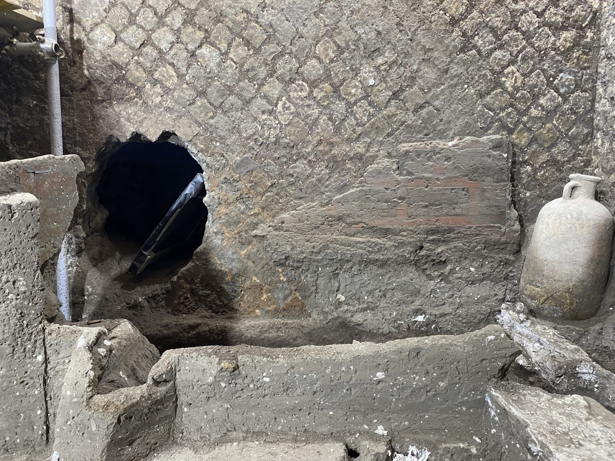 Major discovery in Pompeii: slave room found
