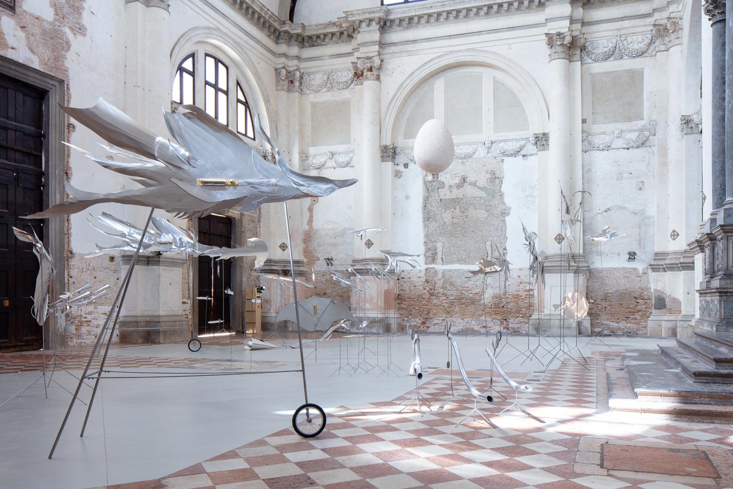 Venice, 3 artists fill an old church with dreamlike installations on ...